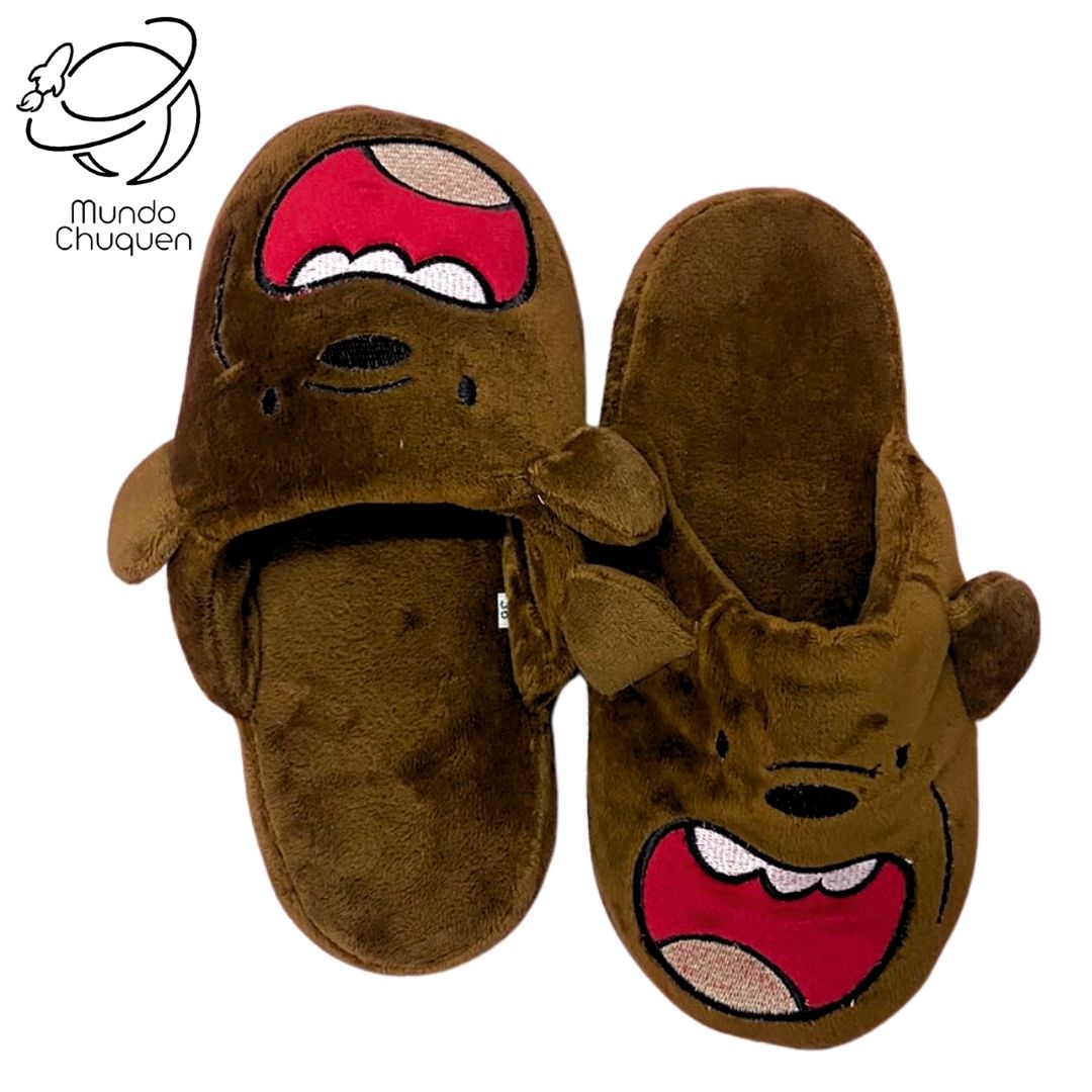 Pantuflas Pardo - Mundo Chuquen