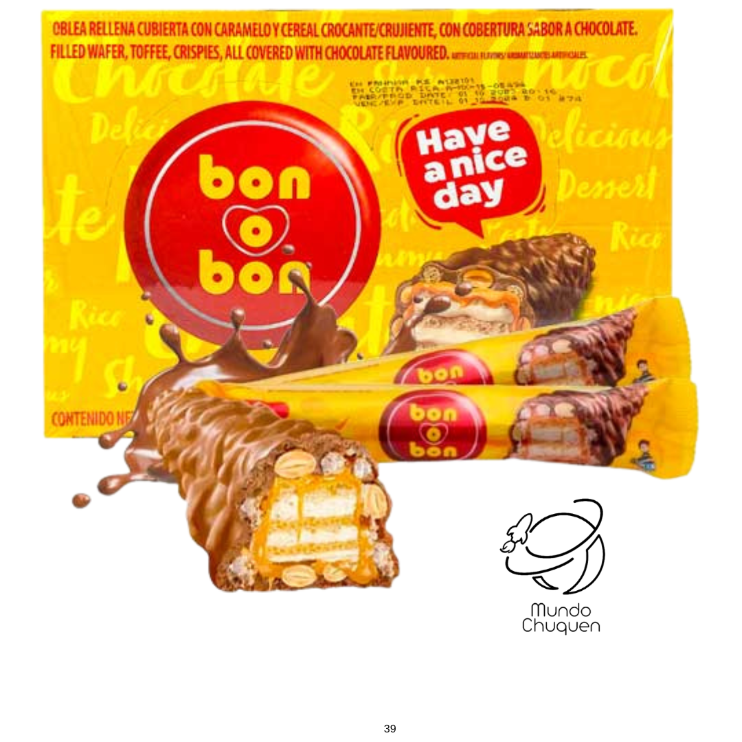 Barra de chocolate bon o bon 48g - Mundo Chuquen