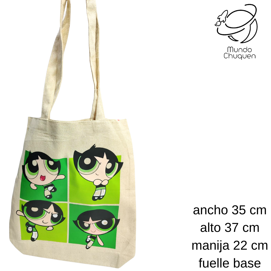 Tote Bag Chicas Superpoderosas(Bellota) - Mundo Chuquen